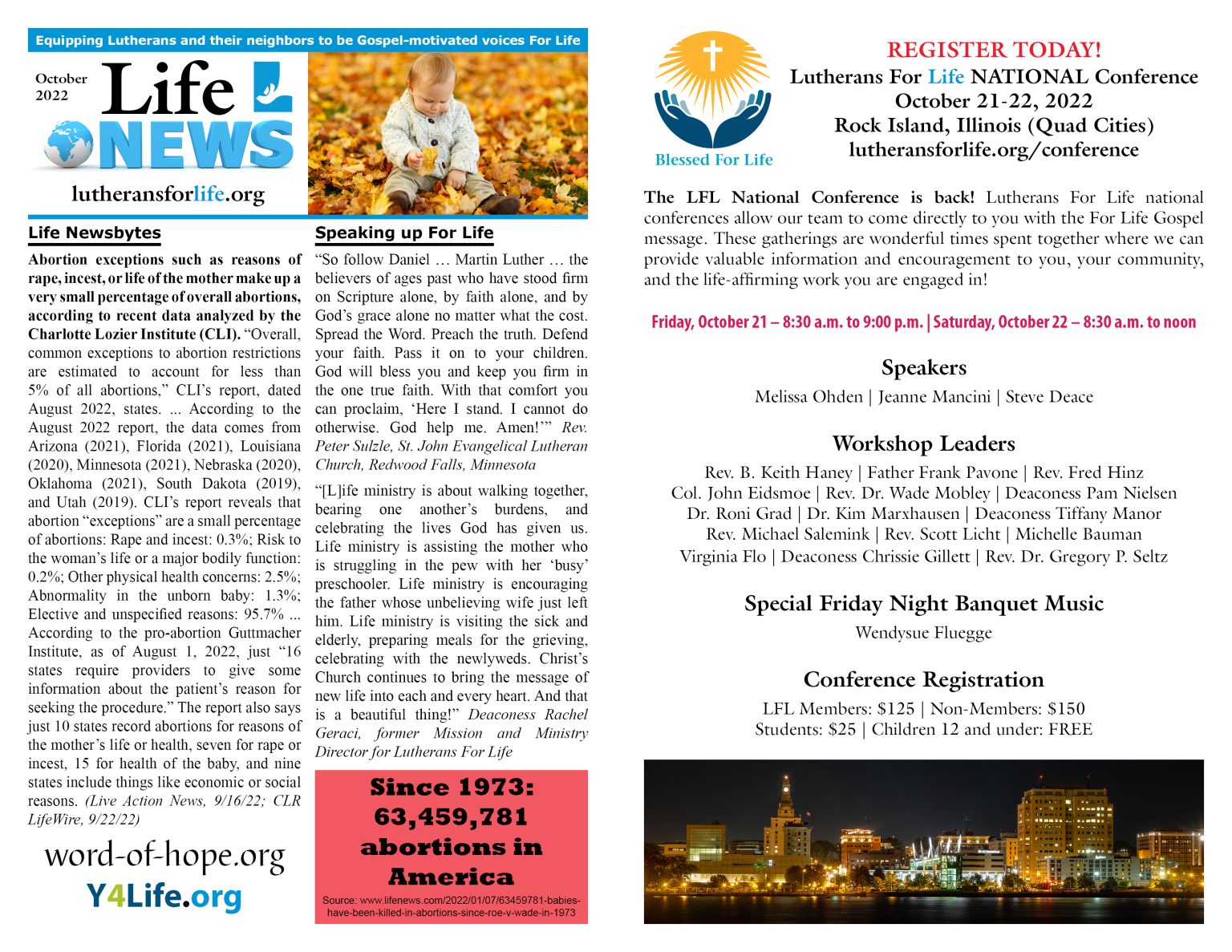 Life News - Lutherans For Life
