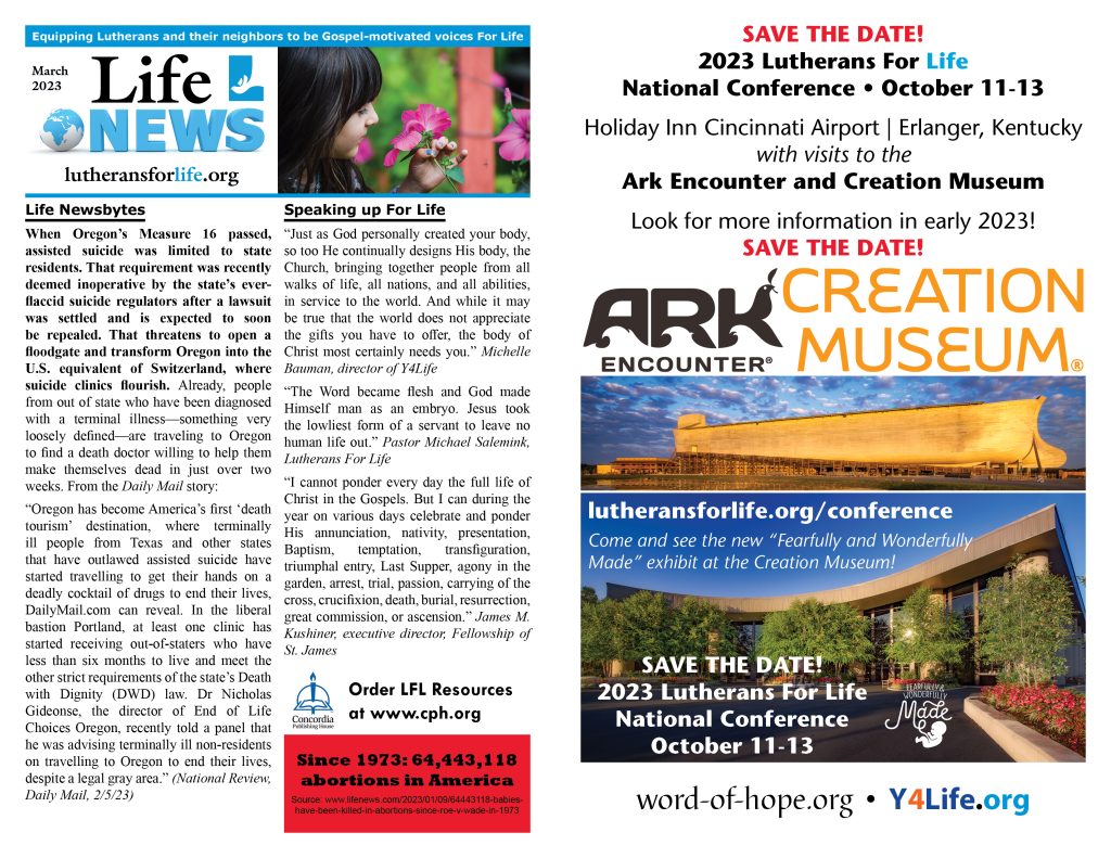 Life News - Lutherans For Life