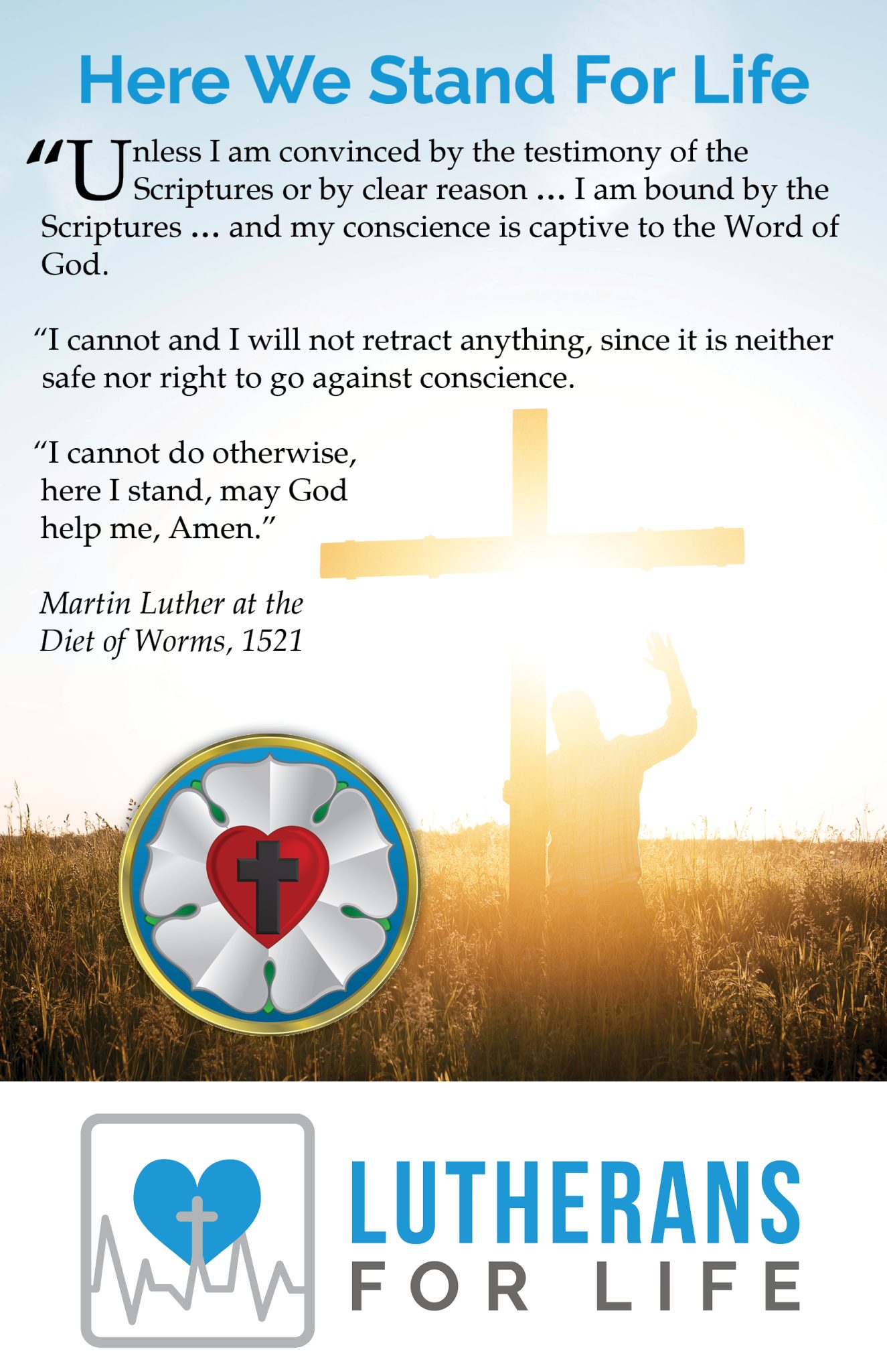 Here We Stand For Life - Lutherans For Life