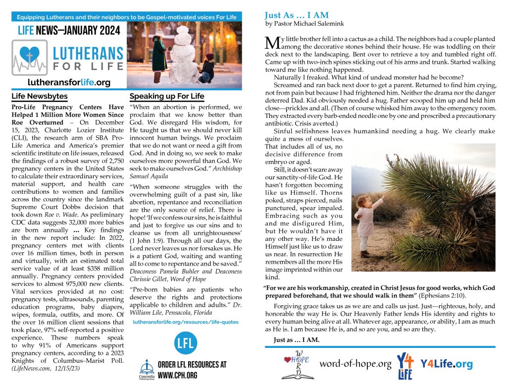 Life News - Lutherans For Life