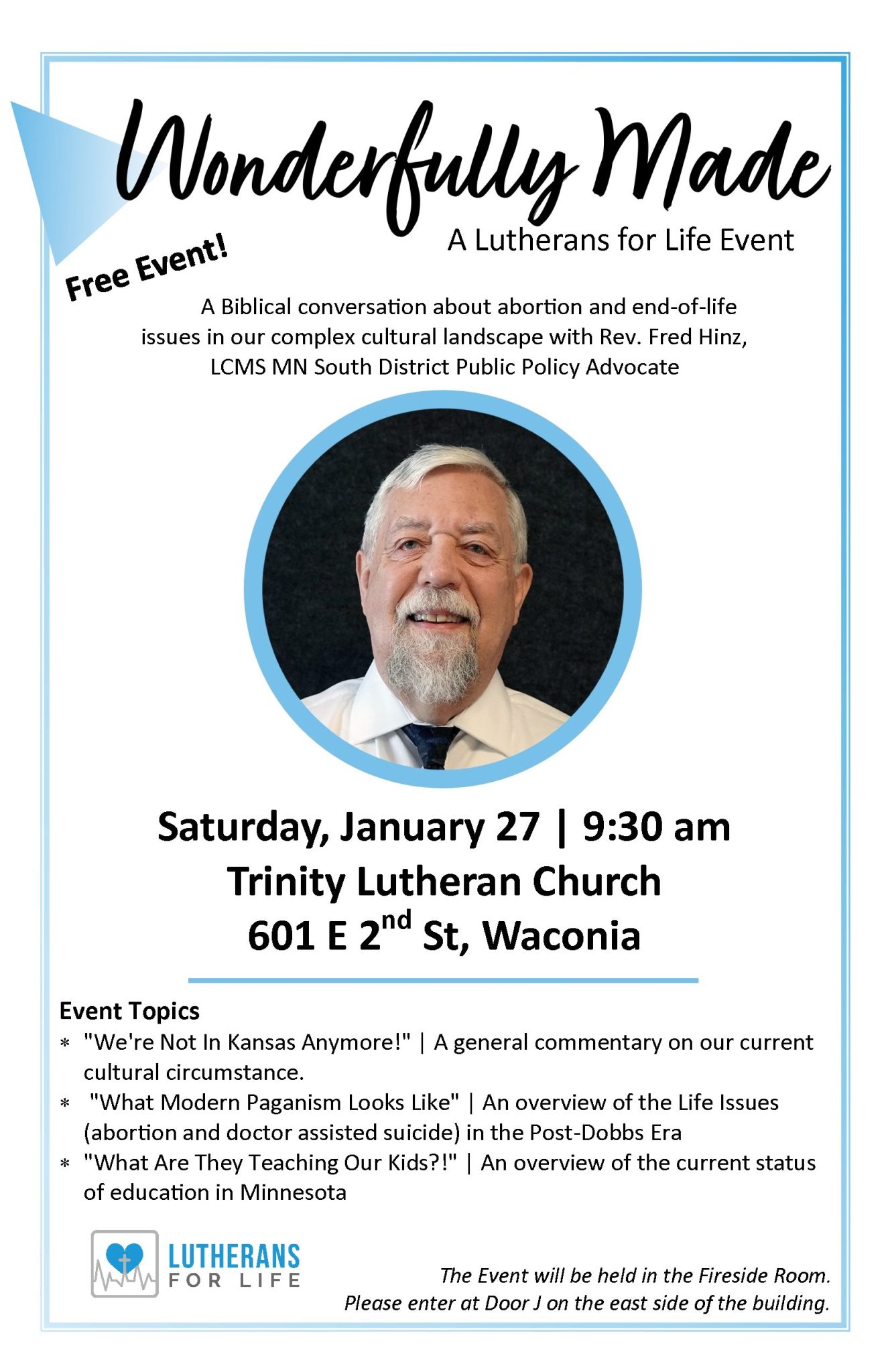Wonderfully Made Event - Trinity Lutheran Church, Waconia, Minnesota ...