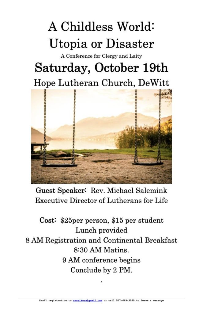 Pastor Michael Salemink at Hope Lutheran Church, DeWitt, Michigan ...