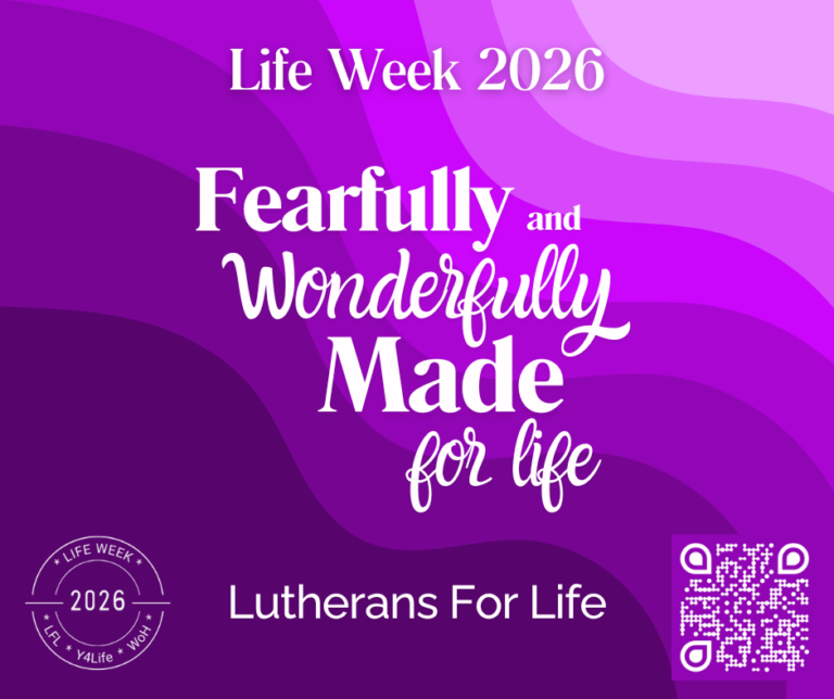 Life Week 2026 - Lutherans For Life